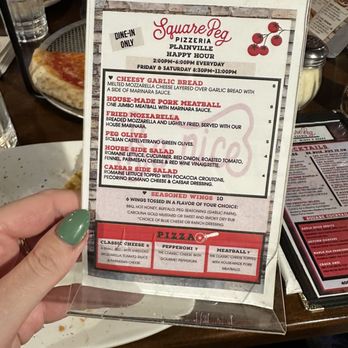 SQUARE PEG PIZZERIA - Updated November 2025 - 107 Photos & 34 Reviews ...