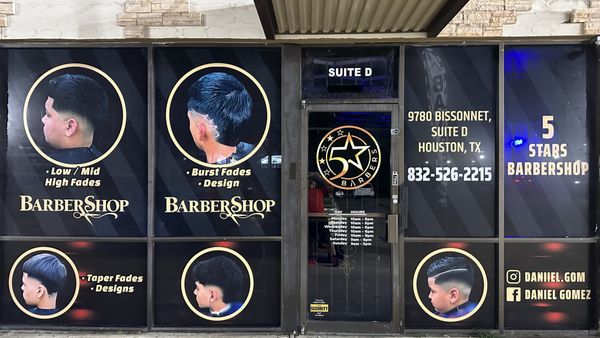 5 STARS BARBERSHOP - Updated December 2025 - 9780 Bissonnet St, Houston, Texas - Barbers - Phone ...