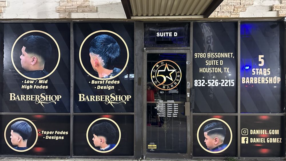 5 STARS BARBERSHOP - Updated December 2025 - 9780 Bissonnet St, Houston ...