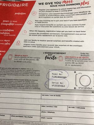 FRIGIDAIRE COMPANY CONSUMER SERVICES - Updated December 2025 - 24 ...