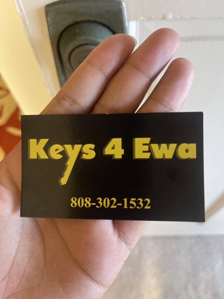 KEYS 4 EWA - Updated August 2025 - 15 Reviews - Ewa Beach, Hawaii - Keys & Locksmiths - Phone ...