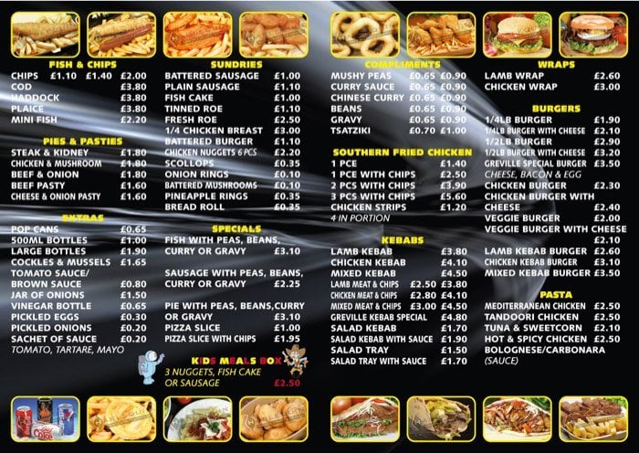 THE GREVILLE FISH BAR - Updated September 2025 - 2 Damson Lane ...