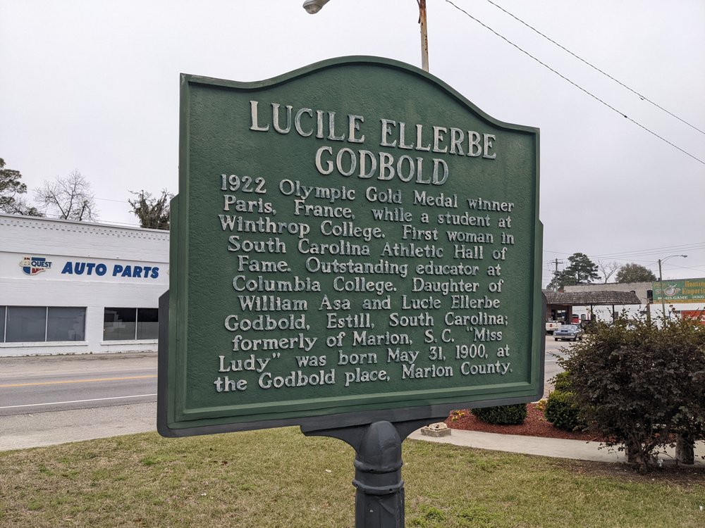 LUCILE ELLERBE GODBOLD HISTORICAL MARKER - 153 Railroad Ave, Estill ...