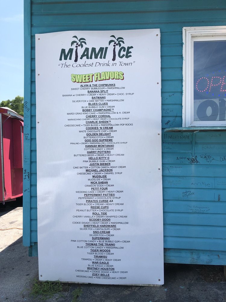 MIAMI ICE - Updated September 2025 - 925 Clayborn Liles Rd, Florence ...