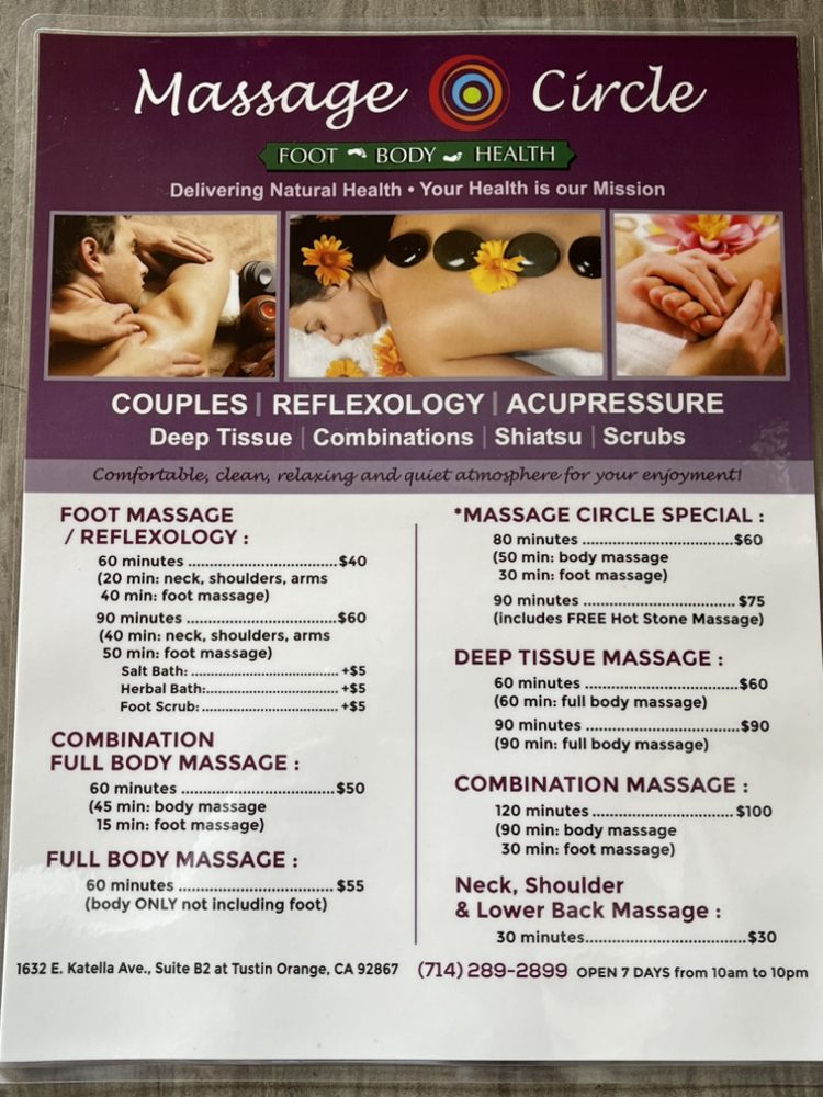 MASSAGE CIRCLE - Updated December 2025 - 106 Photos & 387 Reviews ...