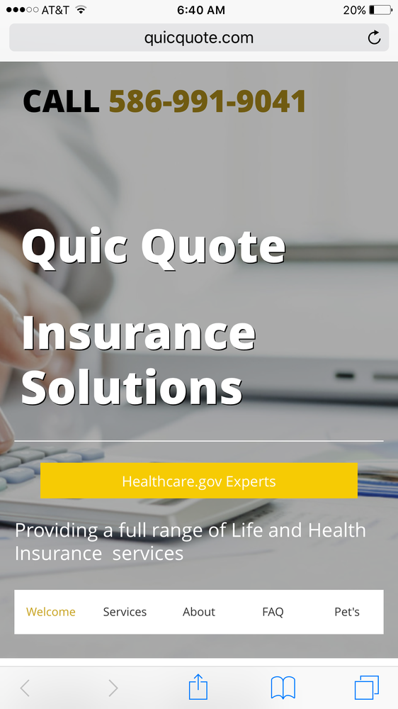 QUIC QUOTE INSURANCE SOLUTIONS - Updated May 2024 - 2701 Troy Center Dr ...