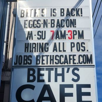 BETH’S CAFE - Updated October 2024 - 1099 Photos & 1514 Reviews - 7311 ...