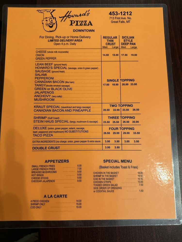 HOWARD’S PIZZA - Updated October 2024 - 16 Photos & 57 Reviews - 713 ...