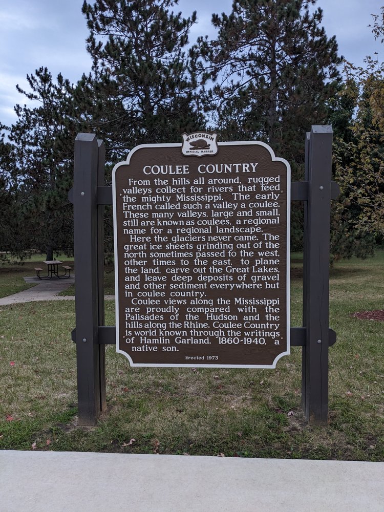 COULEE COUNTRY HISTORICAL MARKER - I-90, Sparta, Wisconsin - Landmarks ...