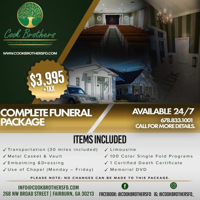 COOK BROTHERS FUNERAL DIRECTORS AND CREMATIONS - Updated September 2025 ...