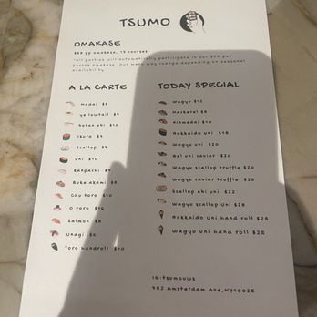 TSUMO OMAKASE - Updated March 2025 - 105 Photos & 20 Reviews - 782 ...