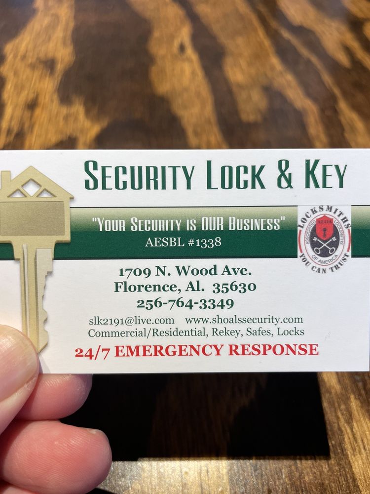 SECURITY LOCK & KEY - Updated November 2025 - 1709 N Wood Ave, Florence ...