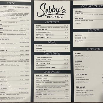 SEBBYS PIZZERIA - Updated December 2024 - 59 Photos & 62 Reviews - 4336 ...