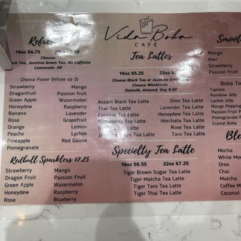VIDA BOBA CAFE - Updated December 2025 - 31 Photos & 20 Reviews - 8809 ...