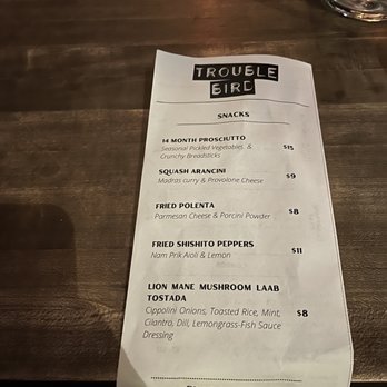 TROUBLE BIRD - Updated January 2025 - 75 Photos & 28 Reviews - 1346 4th ...