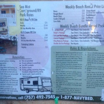 SEA MIST RV PARK AND CAMPGROUND AT DAM NECK - Updated December 2025 ...