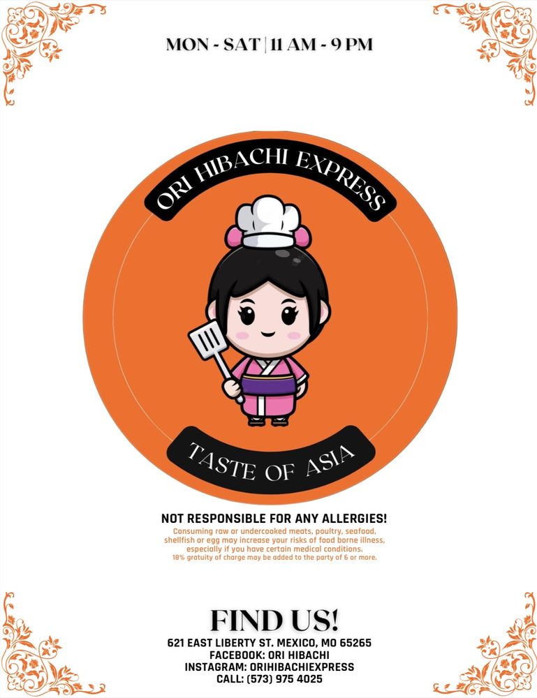 ORI HIBACHI EXPRESS - Updated August 2025 - 13 Photos - 621 E Liberty ...