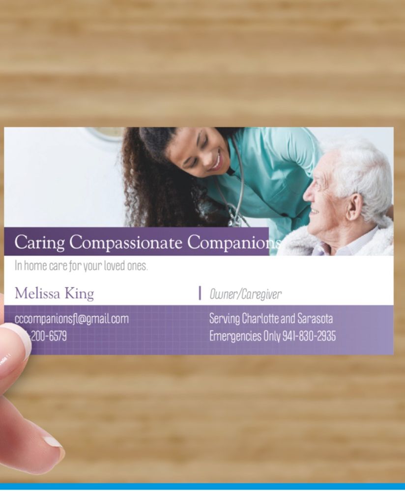 CARING COMPASSIONATE COMPANIONS, LLC - Updated May 2025 - Request a Quote - Grove City, Florida ...