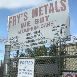 FRY’S METALS - 14 Photos & 54 Reviews - 1845 W Winton Ave, Hayward, CA ...