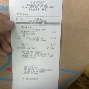 SONIC DRIVE-IN - Updated June 2024 - 126 Photos & 81 Reviews - Ho'Okele ...