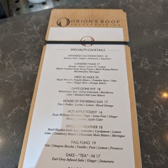 ORION’S ROOF - Updated January 2025 - 1765 Photos & 714 Reviews - 4201 ...