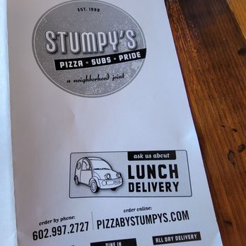 STUMPY’S PIZZA & SUBS - Updated December 2024 - 240 Photos & 472 ...