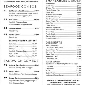 LA MARSA GRILL AND SEAFOOD - Updated December 2025 - 243 Photos & 13 ...