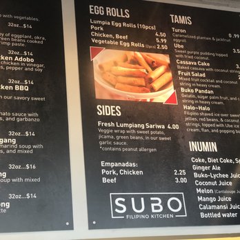 SUBO FILIPINO KITCHEN - Updated December 2025 - 217 Photos & 152 ...