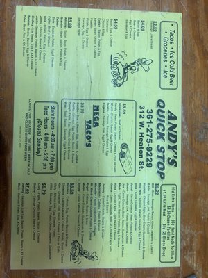 ANDY’S QUICK STOP - Updated March 2025 - 312 W Heaton St, Cuero, Texas ...