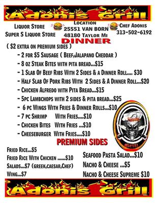 ADONIS GRILL - Updated August 2024 - 25551 Vanborn, Taylor, Michigan ...