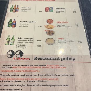 99 CHICKEN - Updated August 2024 - 1638 Photos & 2806 Reviews - 2781 El ...