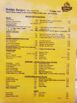 HOLIDAY BURGERS - 52 Photos & 13 Reviews - Burgers - 3806 Lafayette Rd ...