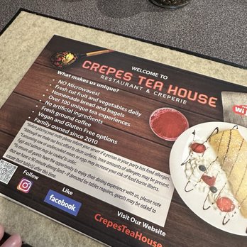 CREPES TEA HOUSE - Updated January 2026 - 111 Photos & 83 Reviews - 157 ...