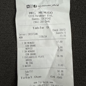 MR. MENUDO - Updated November 2024 - 80 Photos & 106 Reviews - 12215 ...