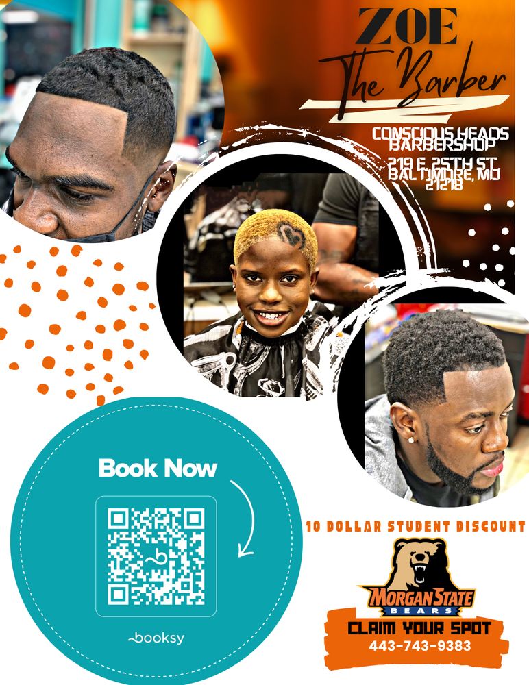 ZOE THE BARBER - Updated October 2024 - Request an Appointment - 219 E ...