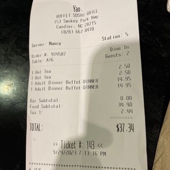 YAO GRAND BUFFET - Updated August 2025 - 124 Photos & 123 Reviews - 153 ...