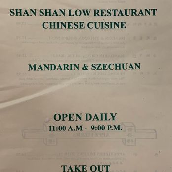 SHAN SHAN LOW RESTAURANT - Updated May 2024 - 374 Photos & 330 Reviews ...