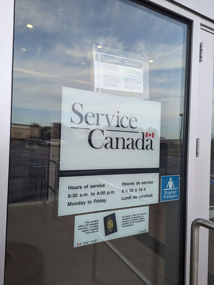 SERVICE CANADA CENTRE AND PASSPORT SERVICES - Updated December 2025 ...