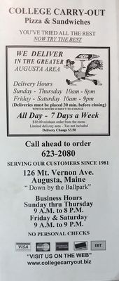 COLLEGE CARRY OUT - Updated January 2026 - 38 Reviews - 126 Mount ...