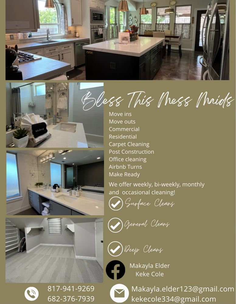 BLESS THIS MESS MAID - Updated February 2025 - Fort Worth, Texas - Home ...