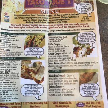 TACO JOE’S - Tacos - 665 NY-109, West Babylon, New York - 26 Photos ...