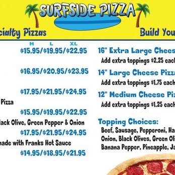 SURFSIDE PIZZA - Updated October 2025 - 2200 E 2nd St, Gulf Shores ...