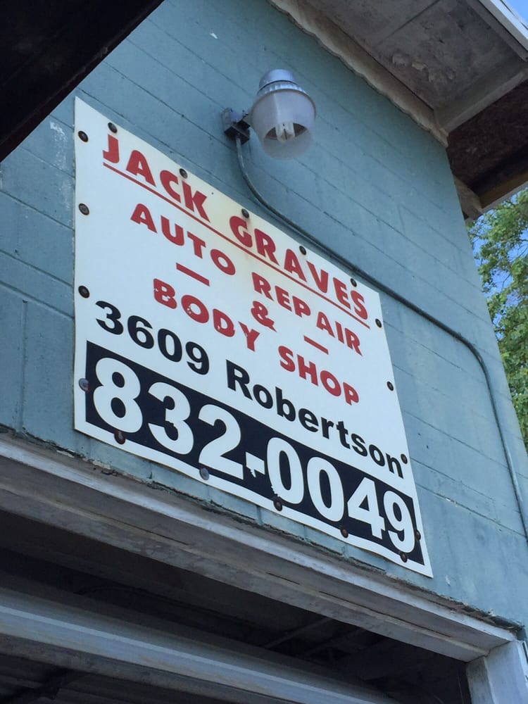 GRAVES JACK BODY SHOP - Updated October 2025 - 3609 Robertson St ...
