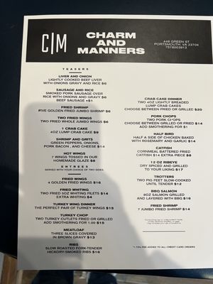 CHARM AND MANNERS - Updated December 2025 - 29 Photos & 24 Reviews ...