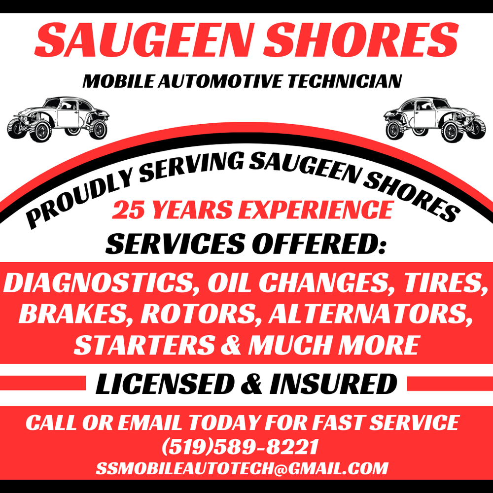 SAUGEEN SHORES MOBILE AUTOMOTIVE TECHNICIAN - Updated December 2025 ...