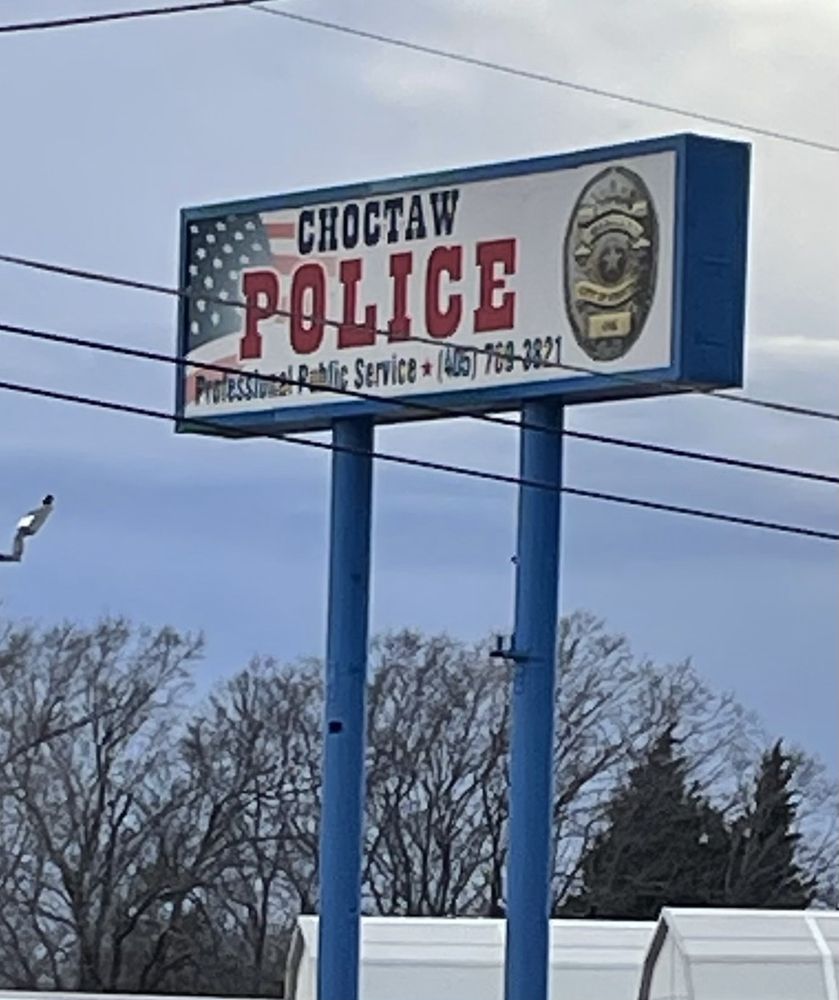 CHOCTAW POLICE DEPARTMENT - Updated January 2025 - 13240 NE 23rd ...