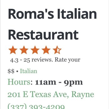 ROMAS ITALIAN RESTAURANT - Updated August 2025 - 21 Photos - 201 E ...