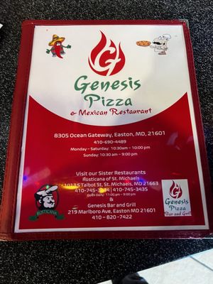 GENESIS PIZZA AND MEXICAN RESTAURANT - Updated November 2024 - 10 ...