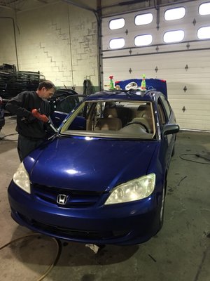 White S Auto Glass Trim