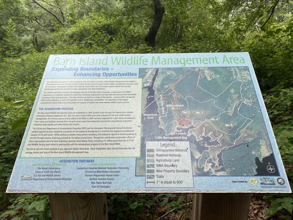 BARN ISLAND WILDLIFE MANAGEMENT - Palmer Neck Rd, Stonington ...